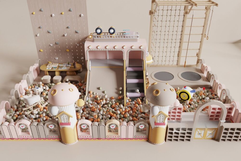 3D Model – Kids Indoor Playground 3ds Max & Corona Render_105409230 ...