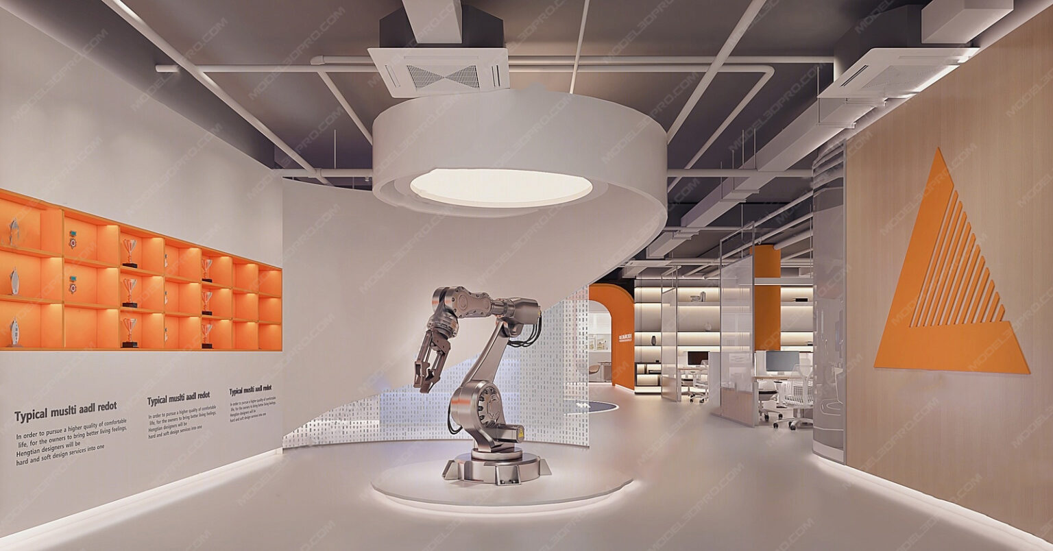 3D Model Robotic Showroom_1125954918 - 3D Models Pro