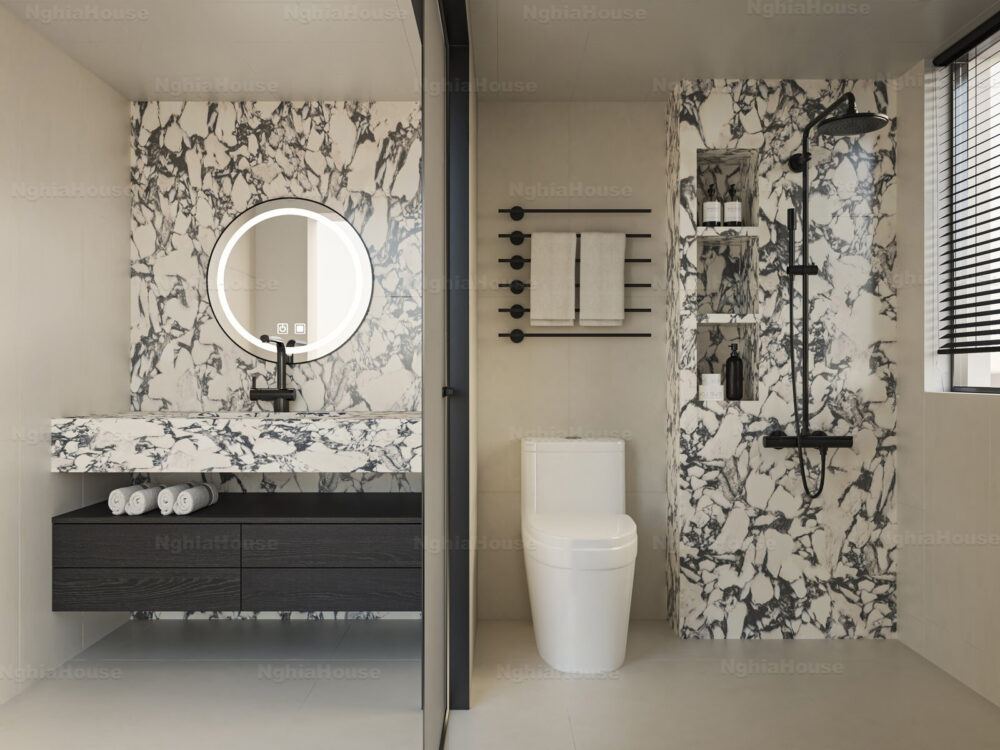 3ds Max Bathroom Model – Modern Marble Interior V-Ray Render_3062 - 3D ...
