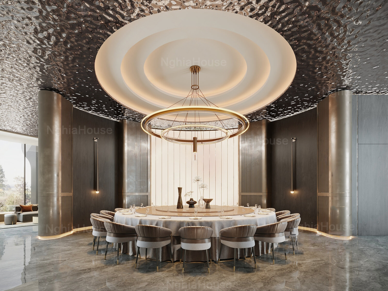 3ds Max Dining Room Model – V-Ray Render Scene_8640 - 3D Models Pro