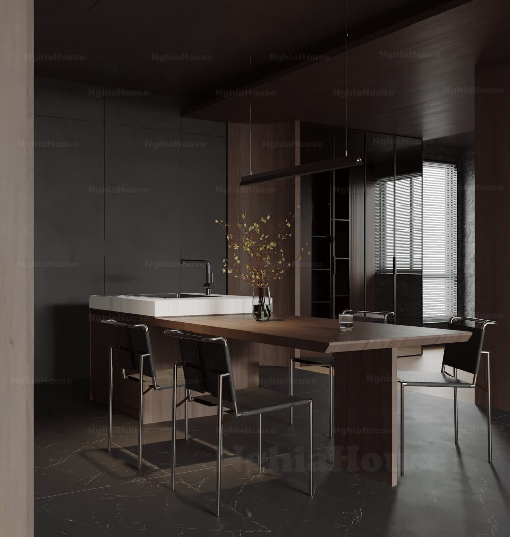 3ds Max Interior Scene – Modern Kitchen Design with Corona Render_3332 ...