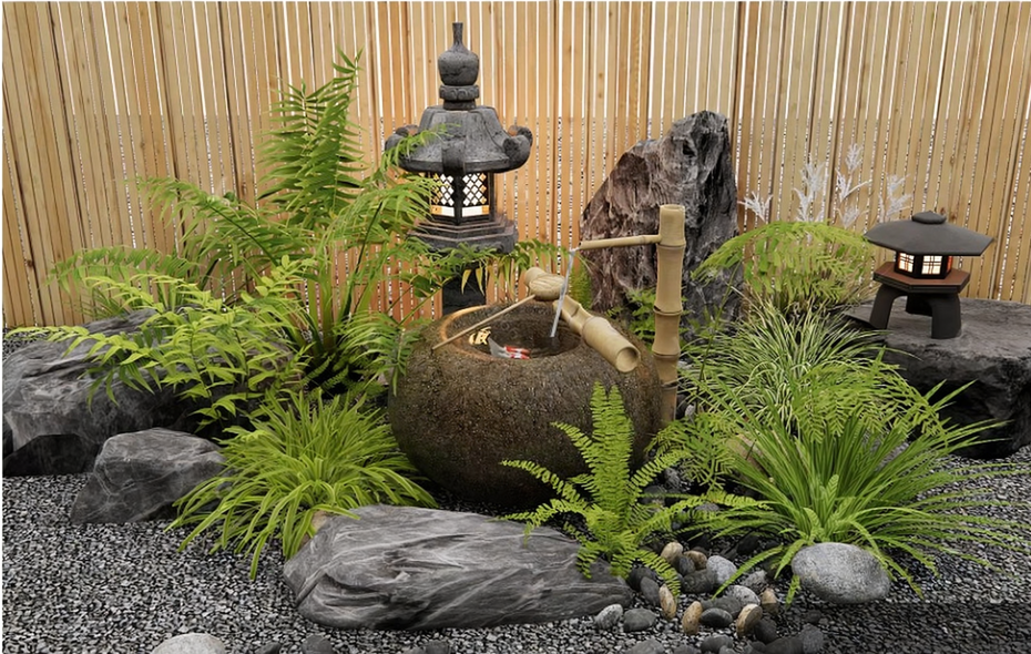 3ds Max Model – Japanese Zen Garden Scene V-Ray Render_0209 - 3D Models Pro