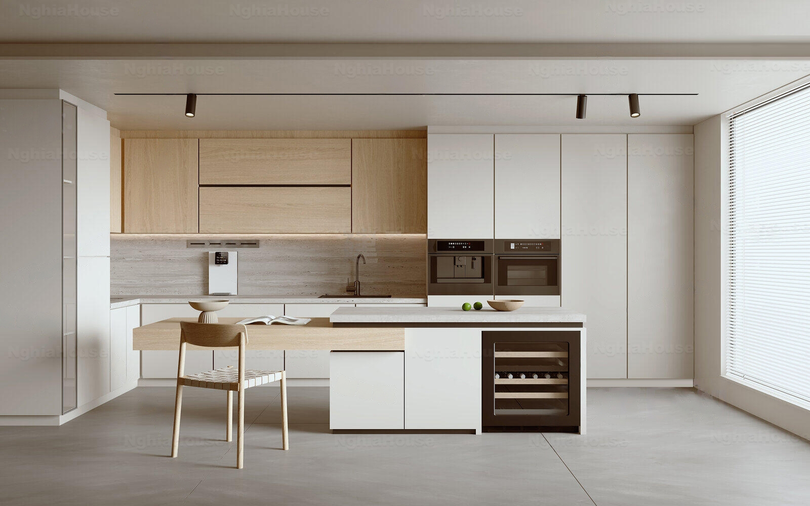 3ds Max Model – Vray Render Modern Kitchen Interior_2744 - 3D Models Pro