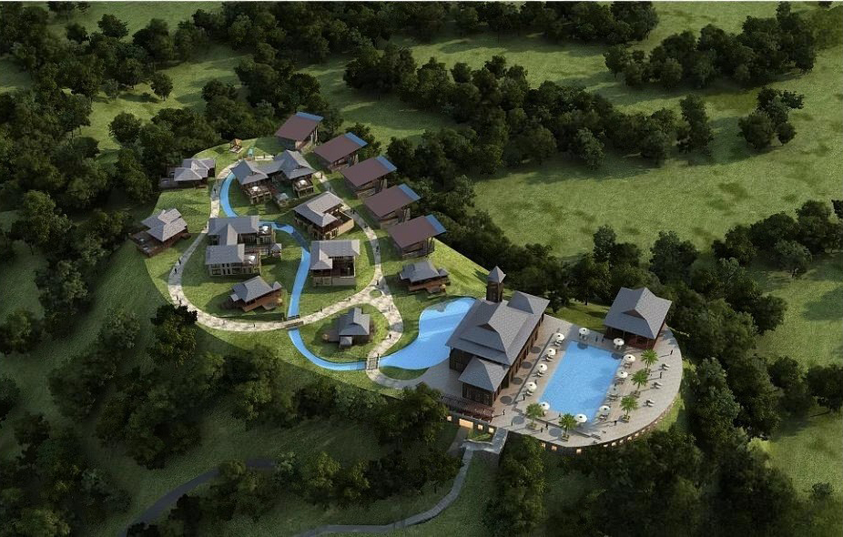 3ds Max Resort Master Plan Model – Luxury Villa & Pool Landscape Vray ...