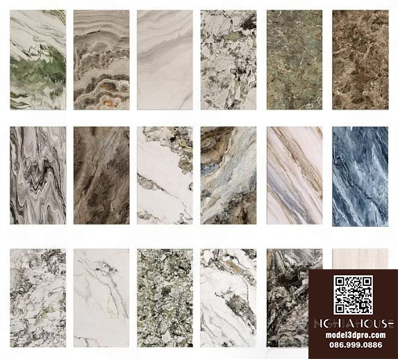 3ds Max V-Ray Materials – Marble Stone Texture Collection_4015 VR - 3D ...