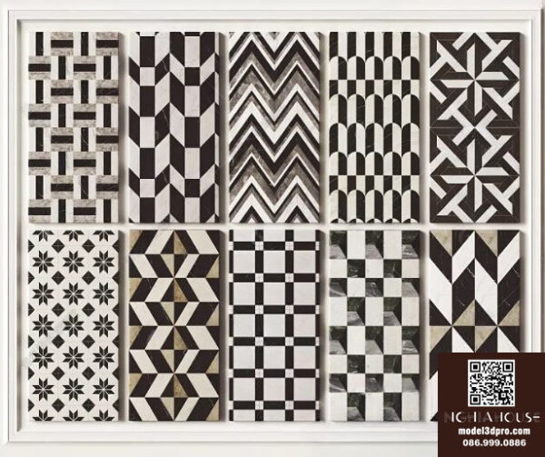 3ds Max Model – Floor Tile Set Vray Render_0408 - 3D Models Pro