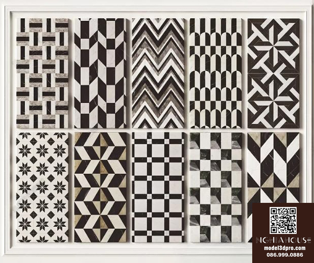 3ds Max Model – Floor Tile Set Vray Render_0408 - 3D Models Pro