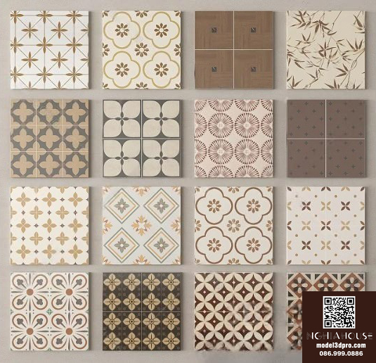 3ds Max Model – Floor Tile Set Vray Render_8376 - 3D Models Pro