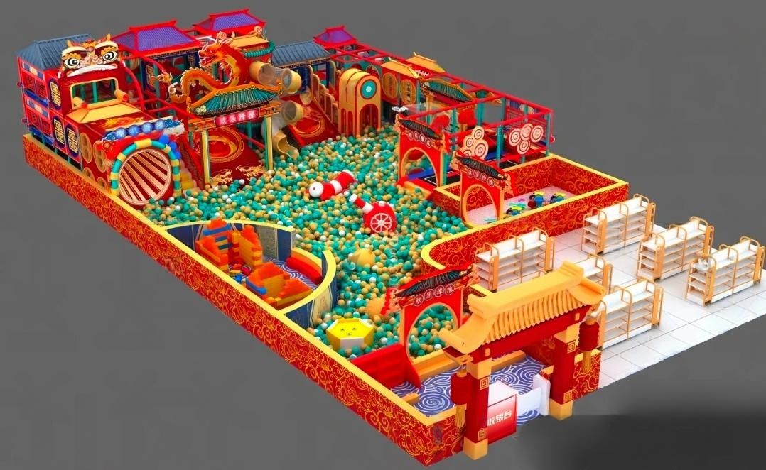 Colorful Kids Play Zone 3D Model – 3ds Max File for Visualization - 3D ...