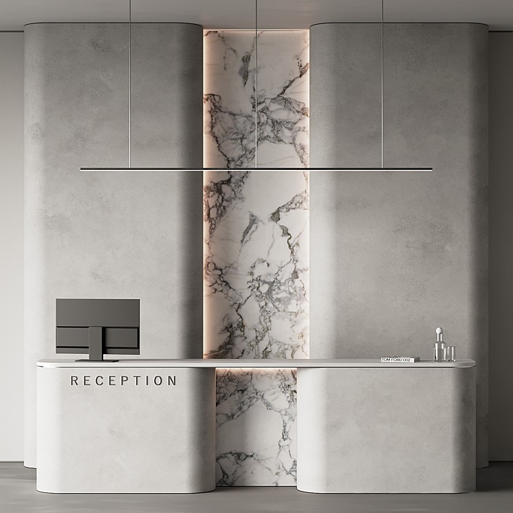 Luxury Reception Desk 3D Scene for 3ds Max – Corona Renderer_1801 - 3D ...
