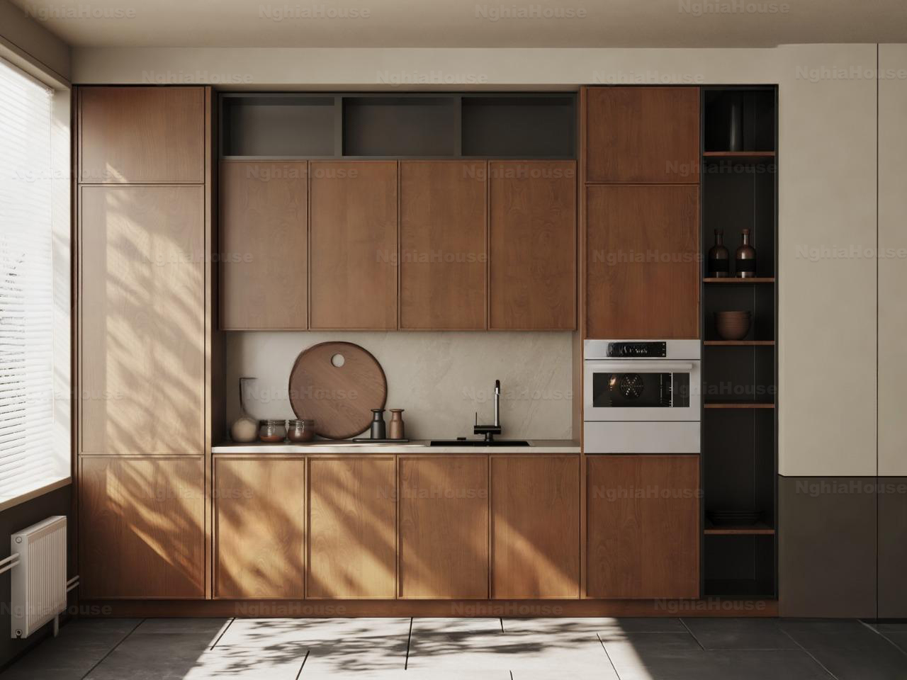 Wood Kitchen 3D Model Collection – V-Ray Render Ready for Interior ...
