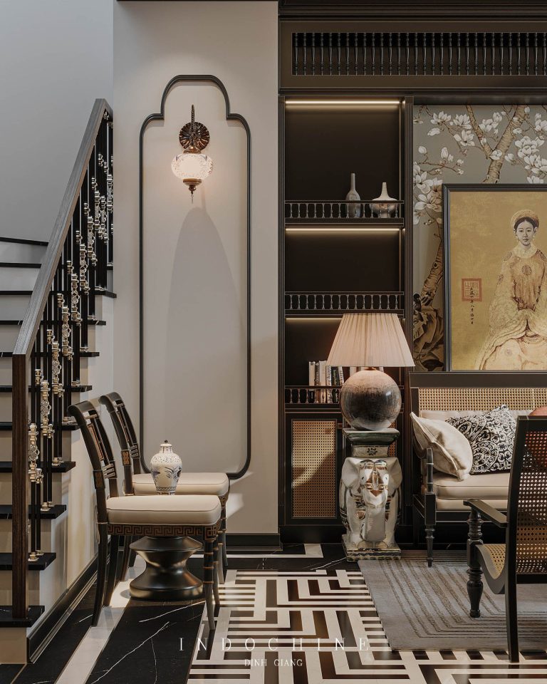 3Ds Max Indochine Living Room Interior Model Download by Giang Dinh Vu ...