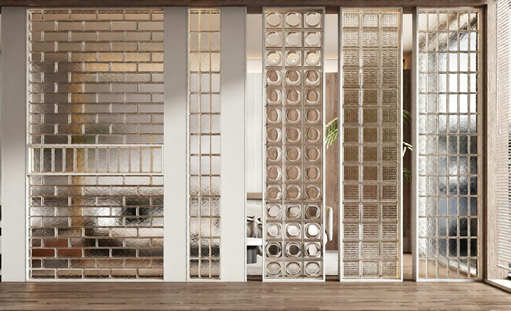 Glass Block Room Divider SketchUp Model – Contemporary Style_7638 - 3D ...