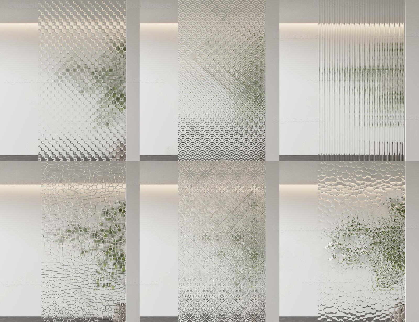 Glass Pattern Panels 3D Model – 3dsMax Vray Render High Quality_2899 ...