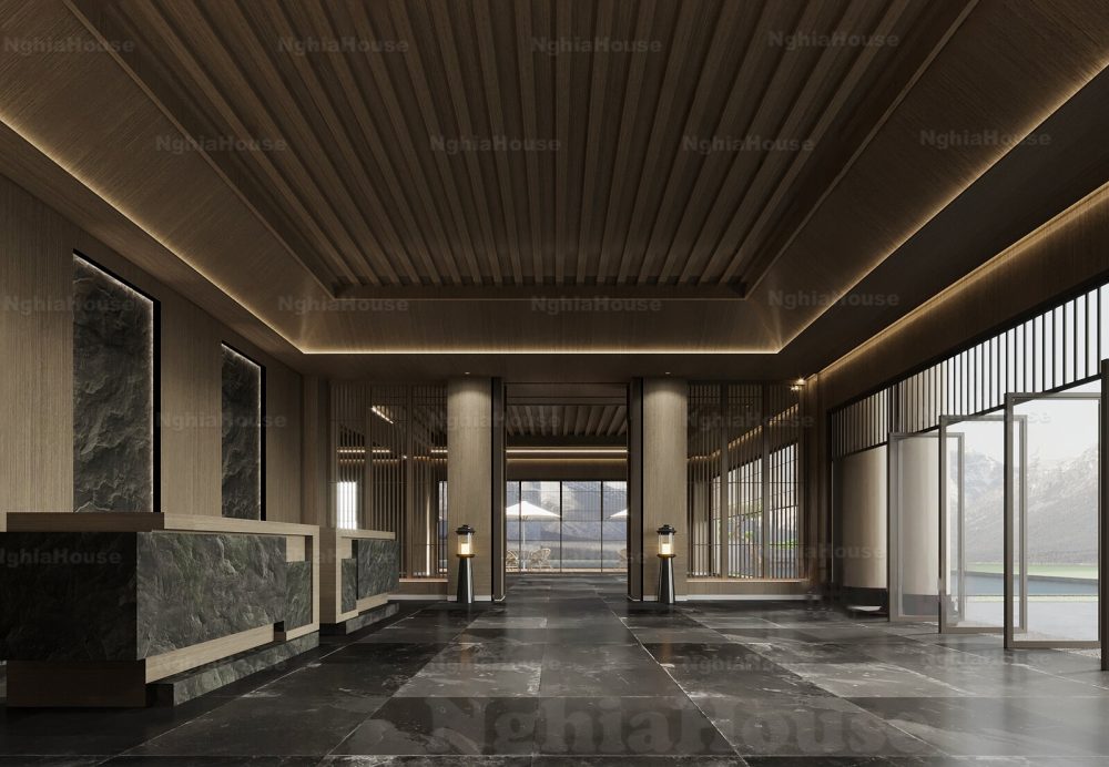 Luxury Hotel Reception 3ds Max Model – V-Ray Render_0405 - 3D Models Pro