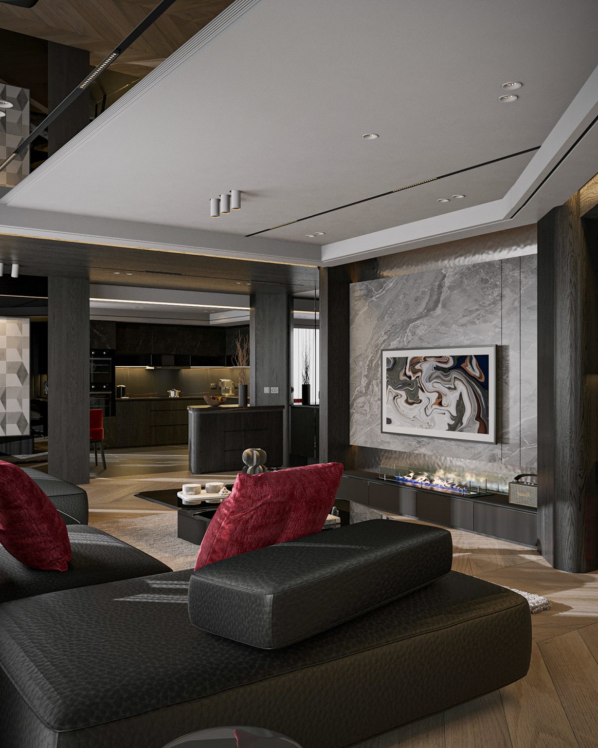 Premium Living Room Interior 3D Models Pack - 3D Models Pro