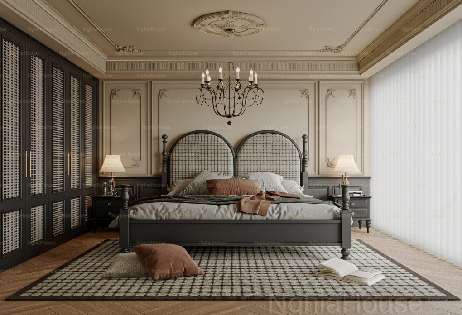 Rustic Master Bedroom 3D Scene – 3ds Max High-Detail Corona Render_7739 ...