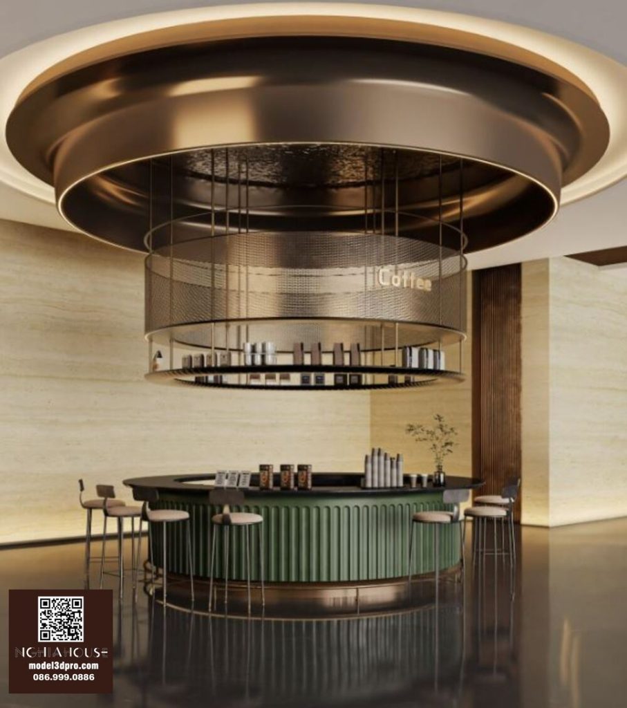 SET 30 Models 3DSMAX N315 Restaurant - Coffee - 3D Models Pro