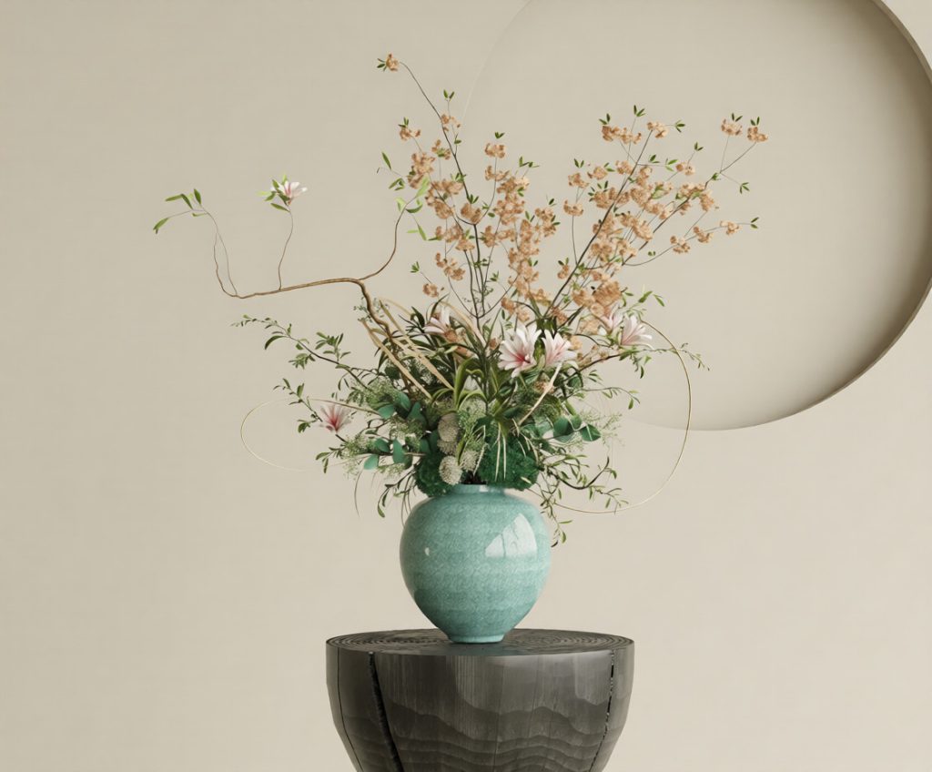 Set 30 Interior Decorative Flower 3D Models – 3ds Max Rendered with ...