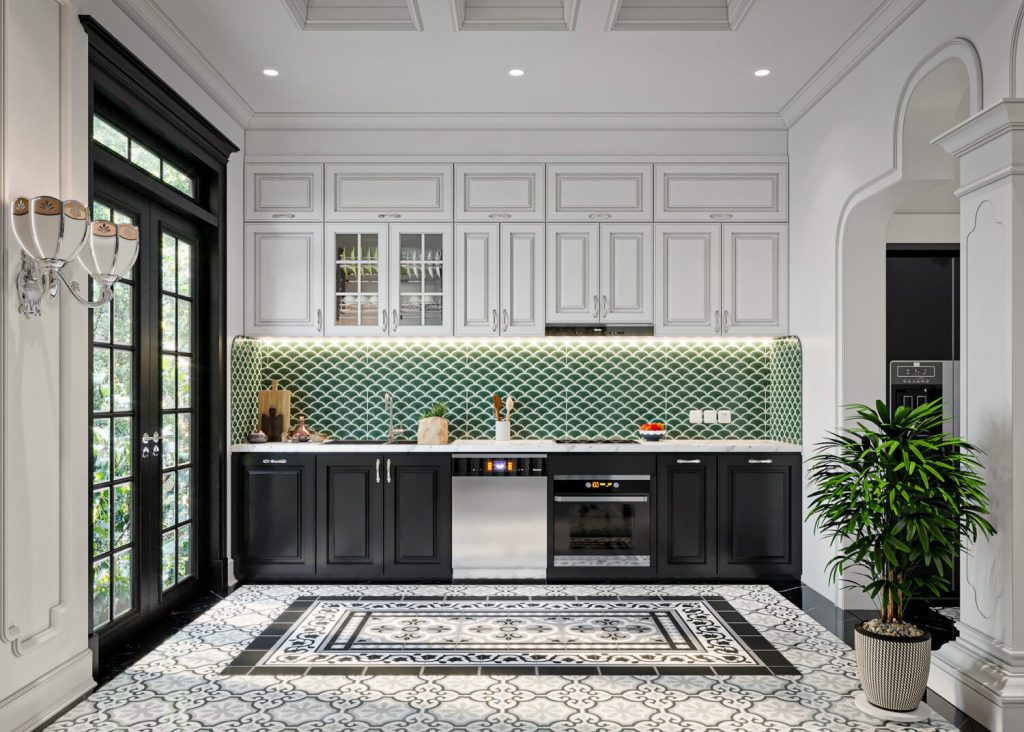 3D Indochine Living Room - Kitchen Interior Model Download by Nguyen ...