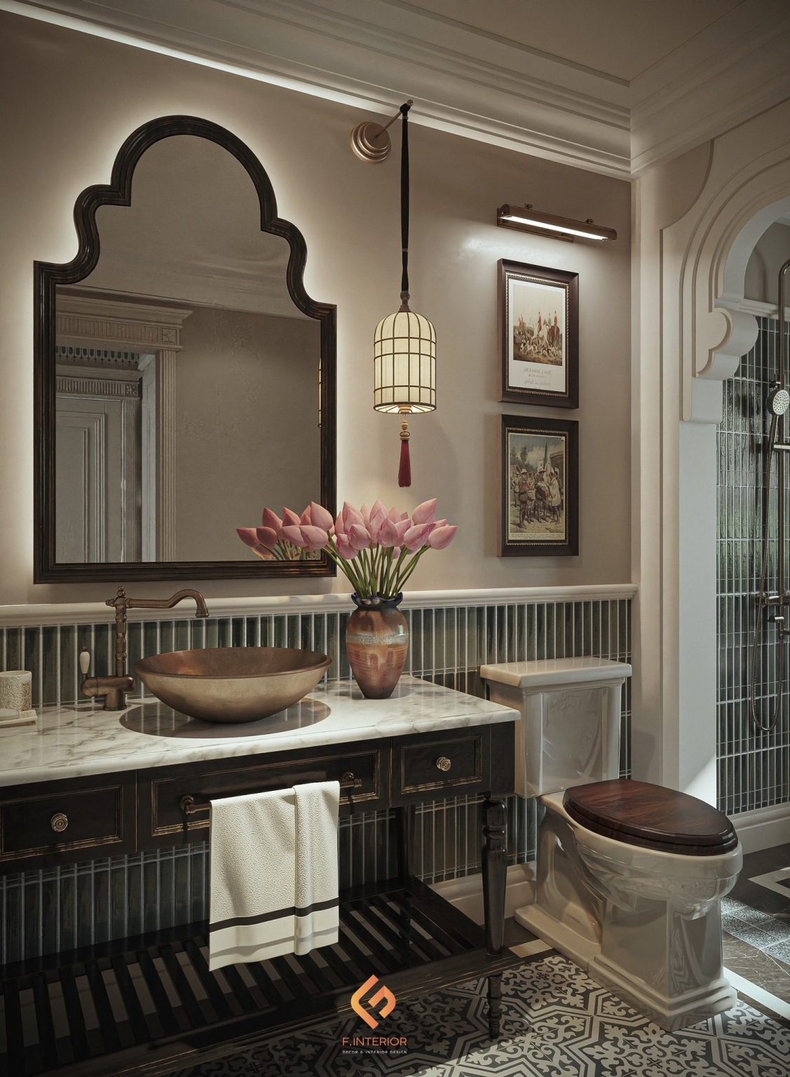 3Ds Max Indochine Villa Interior Model Download by Nguyen Duc Nam - 3D ...