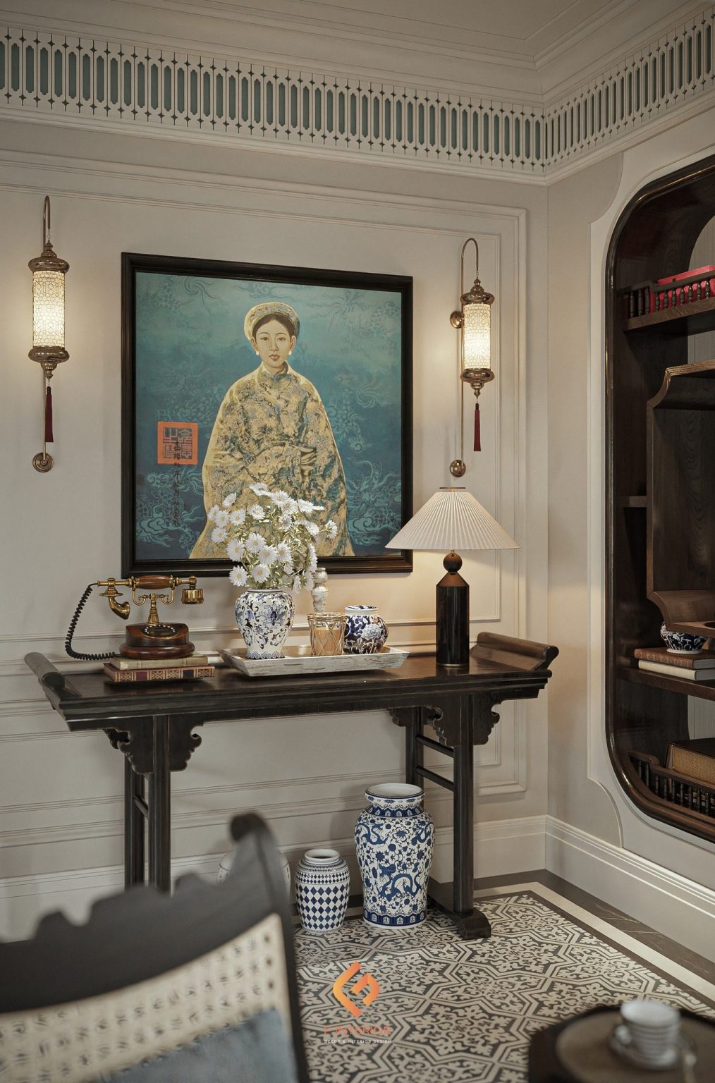3Ds Max Indochine Villa Interior Model Download by Nguyen Duc Nam - 3D ...