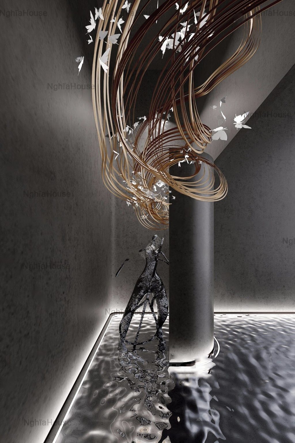 SET 30 Models Decor Art 3D Models Set – 30 Modern Artistic Interior ...