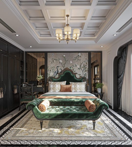 Download Free 3D Indochine Bedroom Interior Model by Nguyen Thanh ...