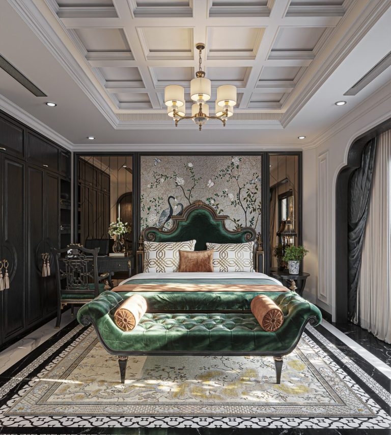 Download Free 3D Indochine Bedroom Interior Model by Nguyen Thanh ...