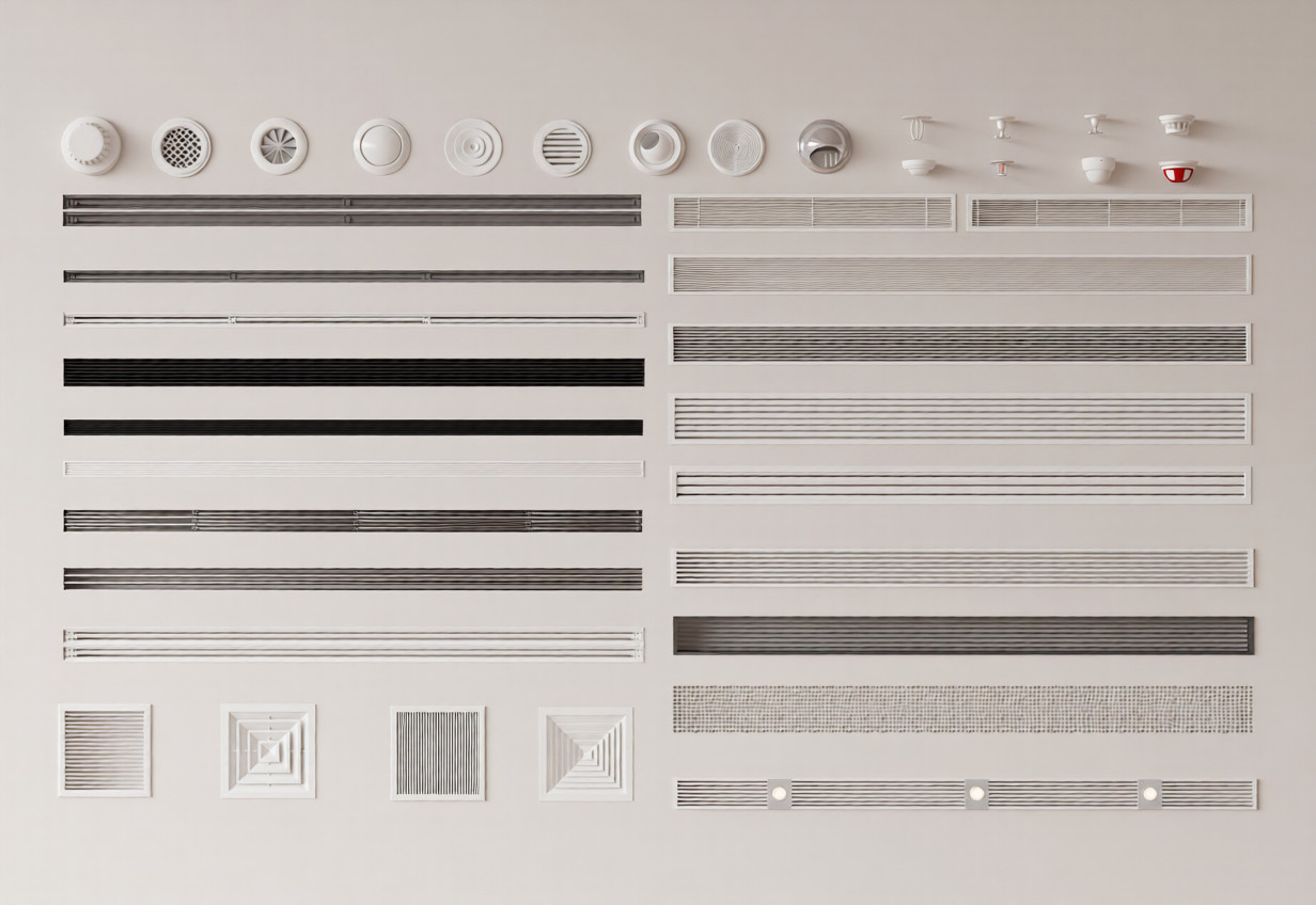 Free 3ds Max HVAC Vent Models – Ceiling Air Diffuser & Linear Grille ...