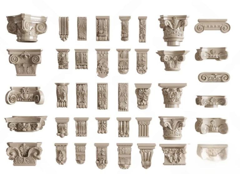 Set of 30 Classic Column 3D Models – Architectural Pillars | 3ds Max ...