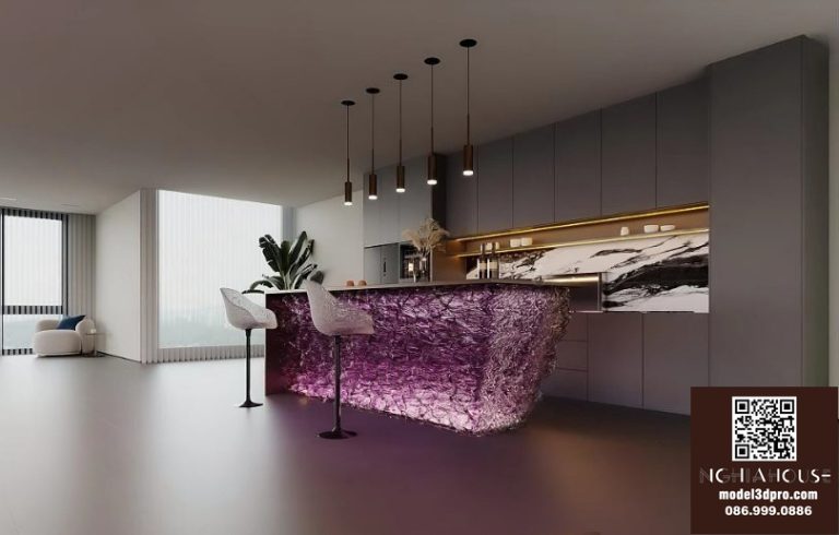 SET 30 Models 3DSMAX NEW Bar-Kitchen N330 - 3D Models Pro