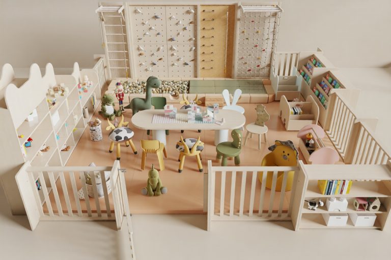 Kids Playroom Interior 3D Model Pack – Free Download 3ds Max Corona ...