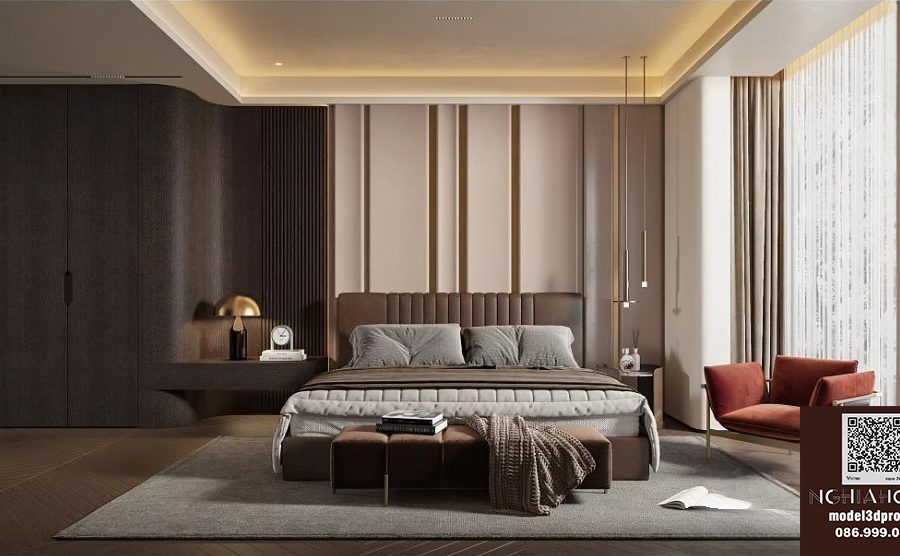 Set 30 Models Modern Bedroom Design 2026 – 30 Premium 3ds Max Interior ...