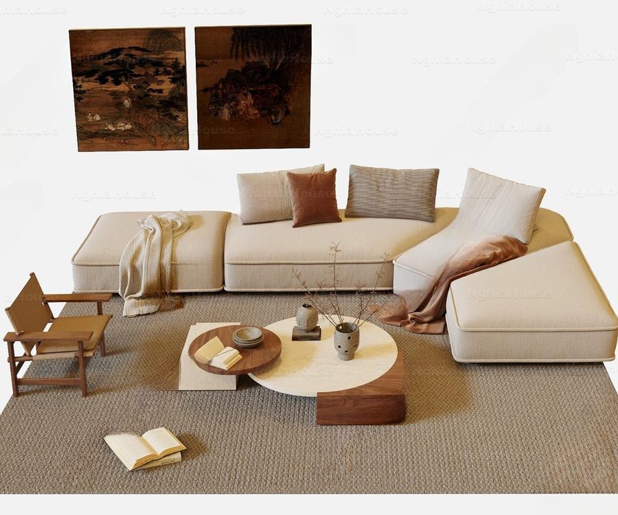 Set 30 Models Modern Living Room Sofa 3D Assets Collection – Set of 30 ...