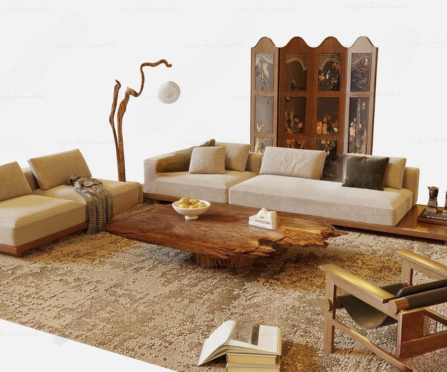 Set 30 Models Modern Living Room Sofa 3D Assets Collection – Set of 30 ...