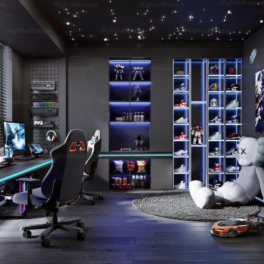 SET 30 Models 3DSMAX Gaming Room Setup & Interior 3D Models Pack – 30 ...