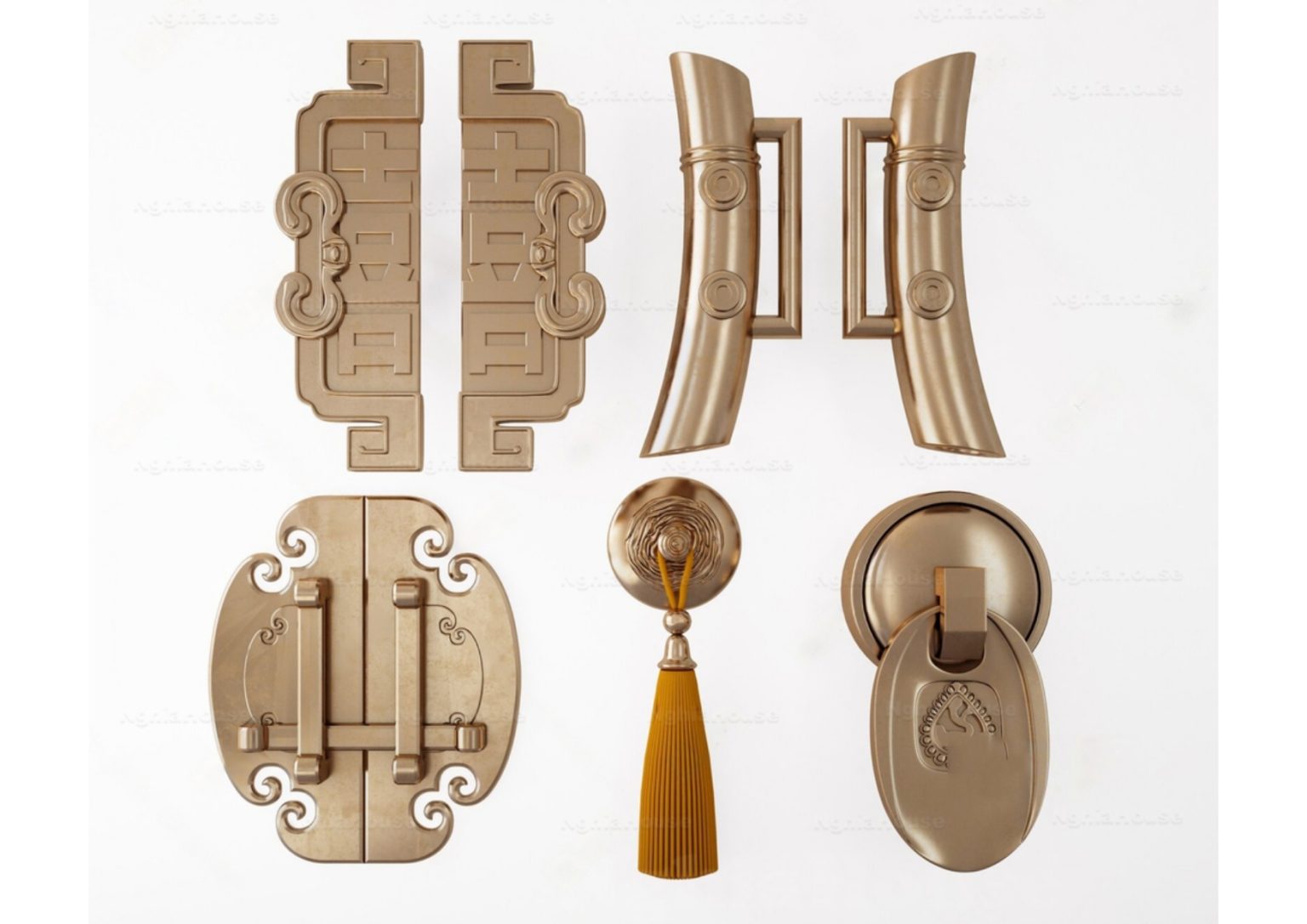 Set of 30 Models 3DSMAX Cabinet Detail 3D Models for 3Ds Max High-End ...