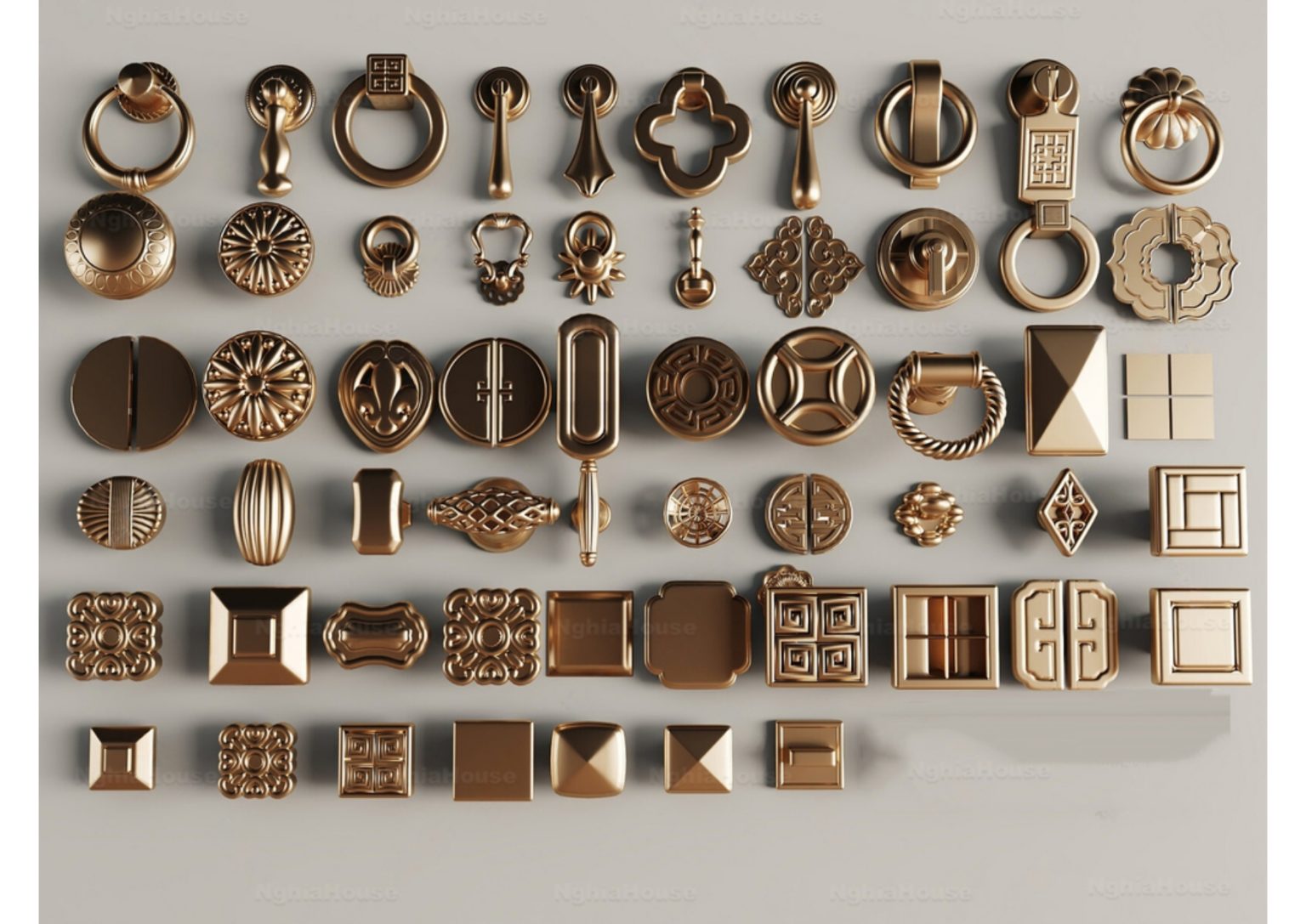 Set of 30 Models 3DSMAX Cabinet Detail 3D Models for 3Ds Max High-End ...