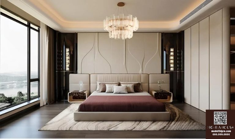 Set 30 Models Modern Interior Bedroom & Living Room 3ds Max Models Pack ...