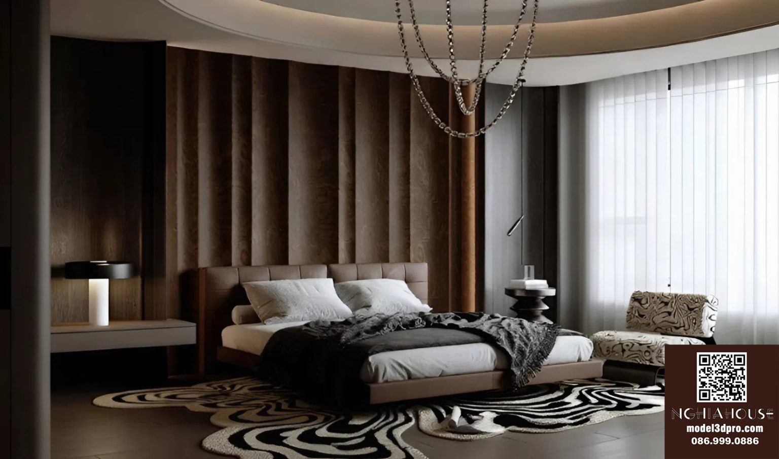Set 30 Models Modern Interior Bedroom & Living Room 3ds Max Models Pack ...