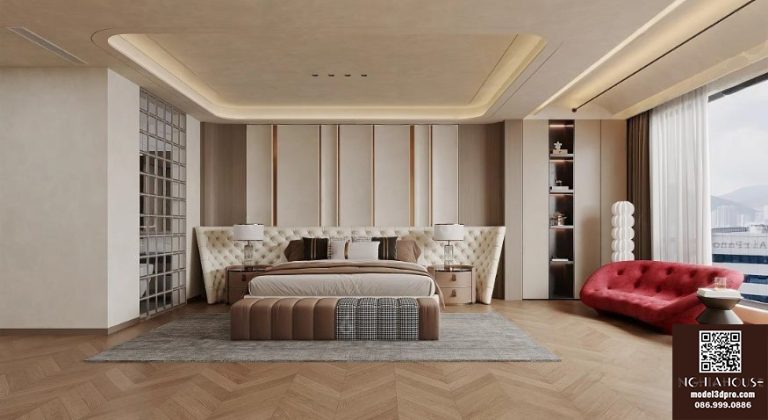 Set 30 Models Modern Interior Bedroom & Living Room 3ds Max Models Pack ...