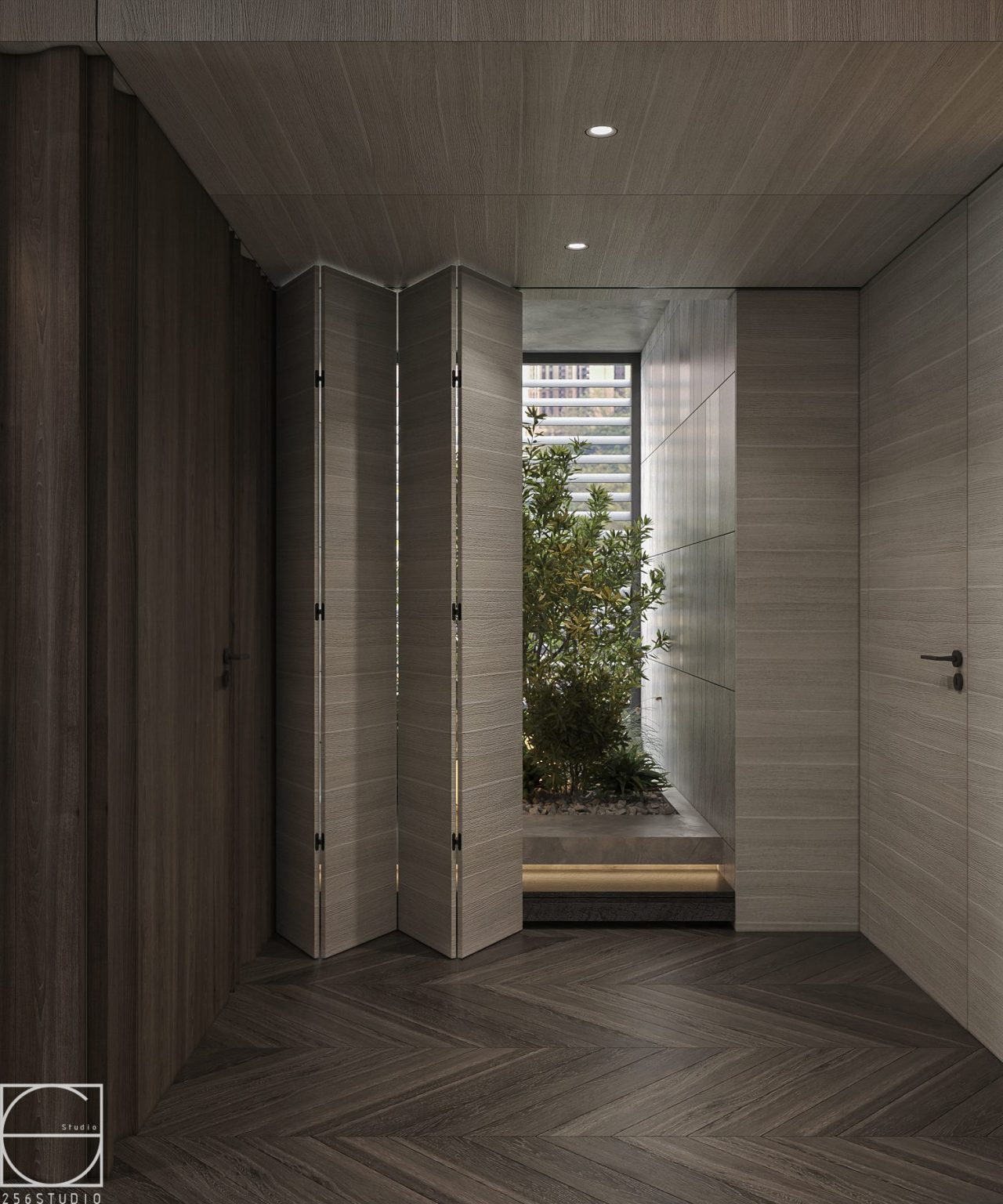 3Ds Max Living Room – Kitchen Interior Model Download By 256 Studio ...