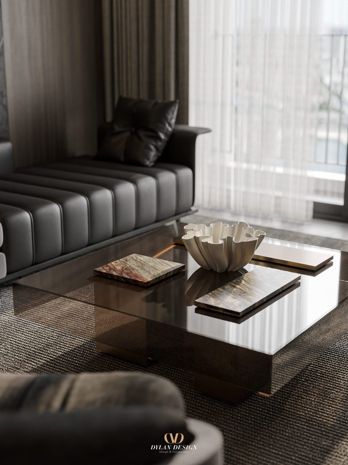 3Ds Max Living Room – Kitchen Interior Model Download By Bui Vien - 3D ...