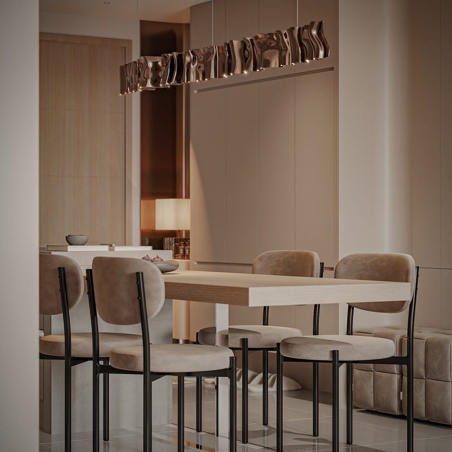 3Ds Max Living Room – Kitchen Interior Model Download By Pham Tran Nam ...