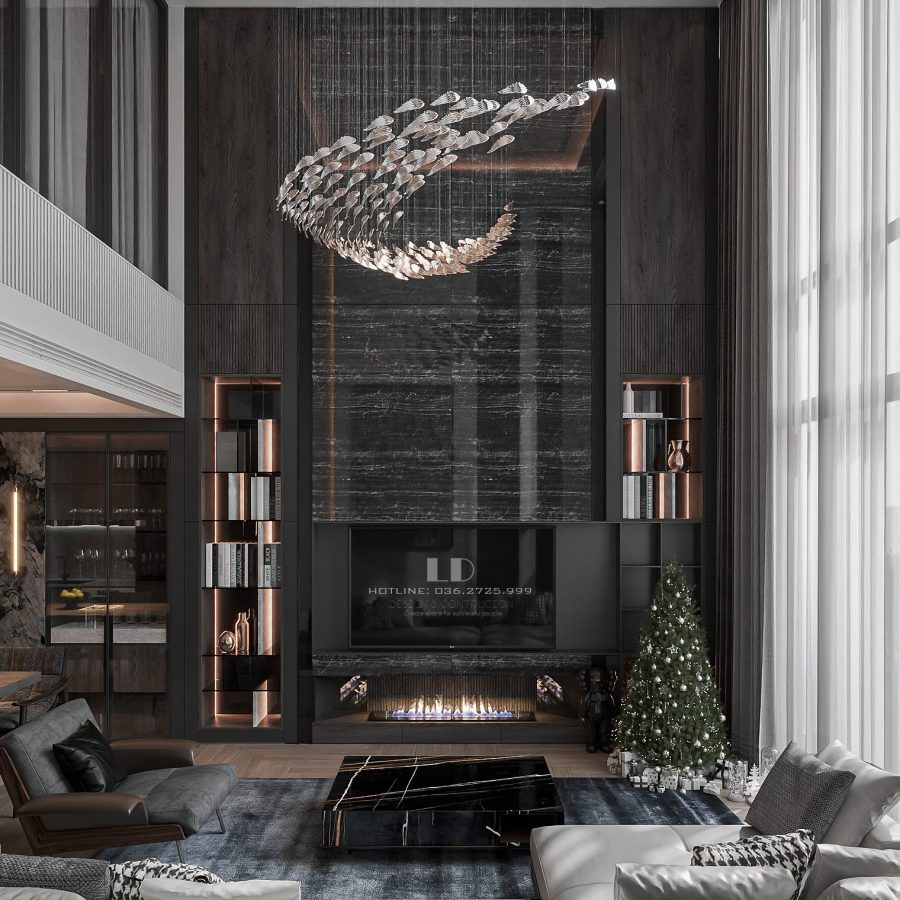 3Ds Max Living Room – Kitchen Interior Model Download by Duc Dung - 3D ...