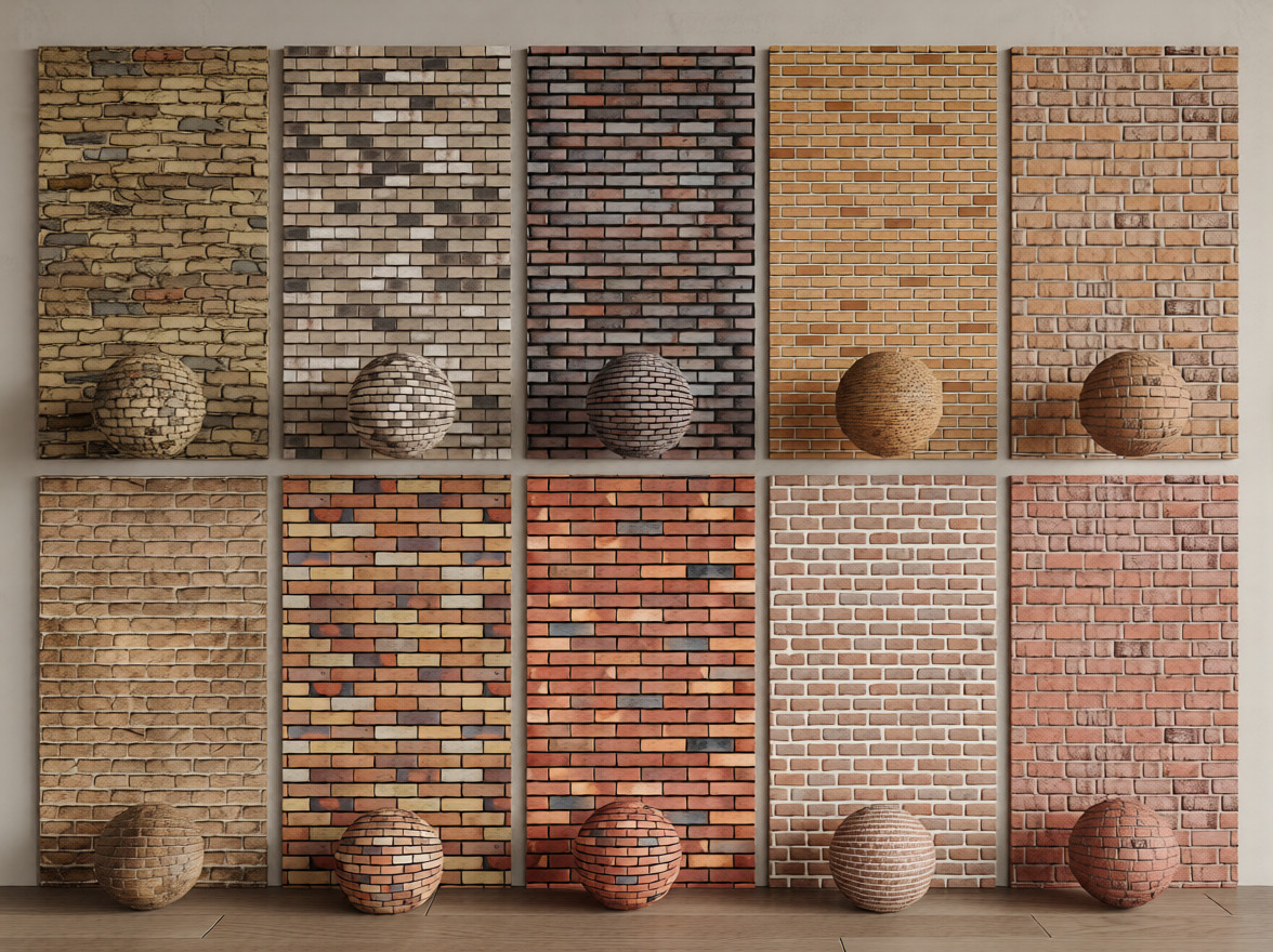 Free Brick Wall Texture Pack – 3ds Max Material Download_7143 - 3D ...